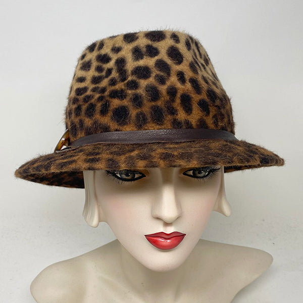 Fedora in Leopard – Lilliput Hats