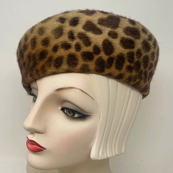 Leopard Pillbox – Lilliput Hats
