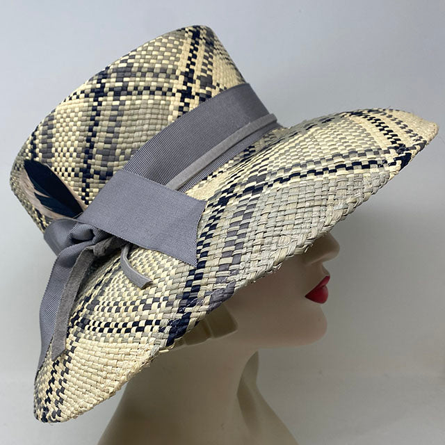 Lynn in Grey Plaid – Lilliput Hats